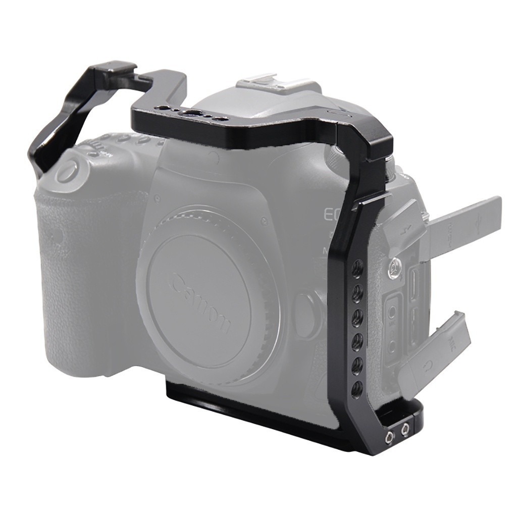 Camera Cage small Rig for Canon EOS 5DIV 5D3 5D2 with 2 Cold Shoe Arri ...