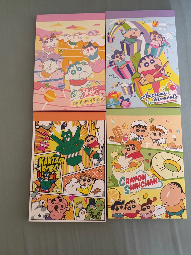 Crayon sinchan memopad, Hobbies & Toys, Stationary & Craft, Stationery ...