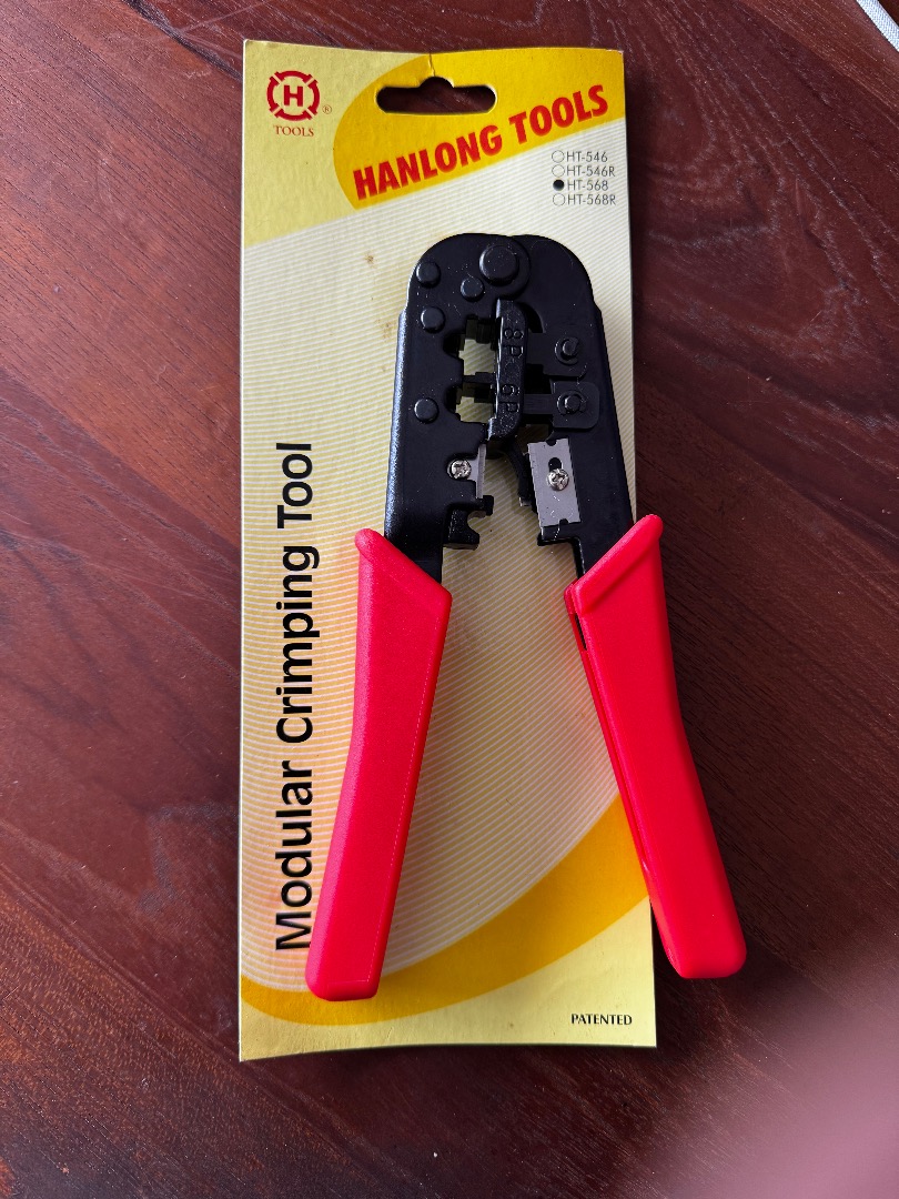 Crimping Tool for ethernet/RJ45 and telephone/RJ12 plugs, Computers ...