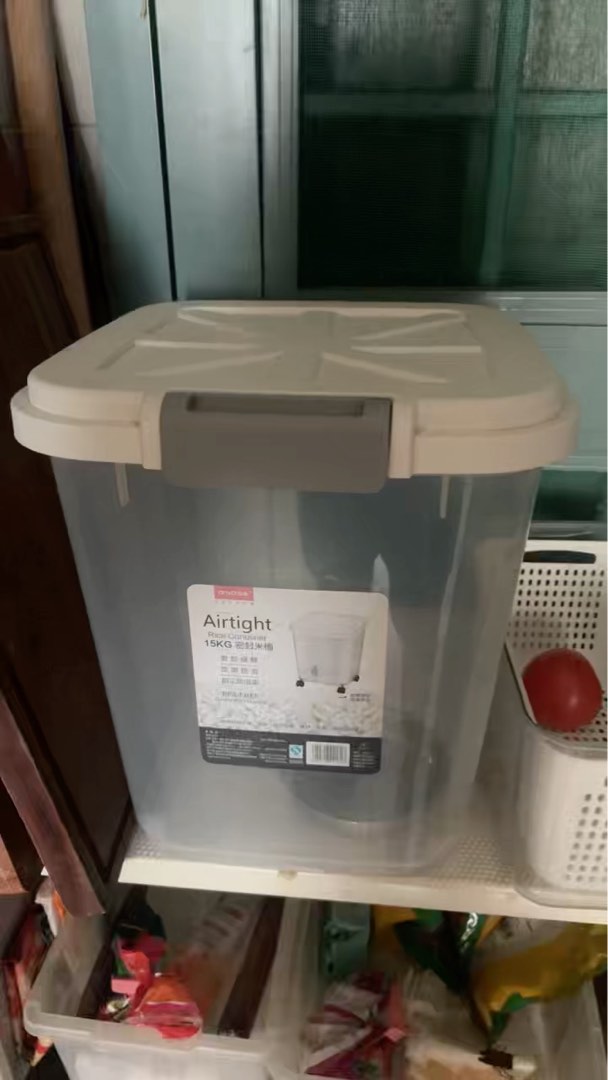 Delisoga Airtight 15kg Food Storage Container, Furniture & Home Living ...