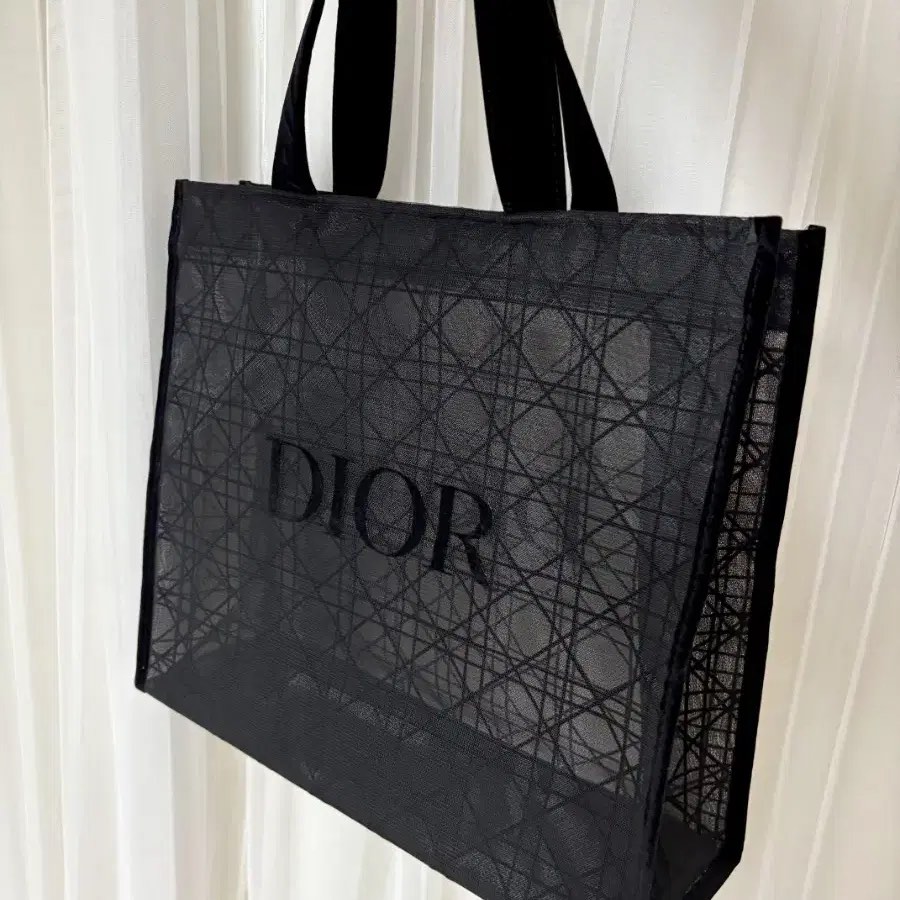Dior Black Mesh Tote, Women's Fashion, Bags & Wallets, Tote Bags on ...