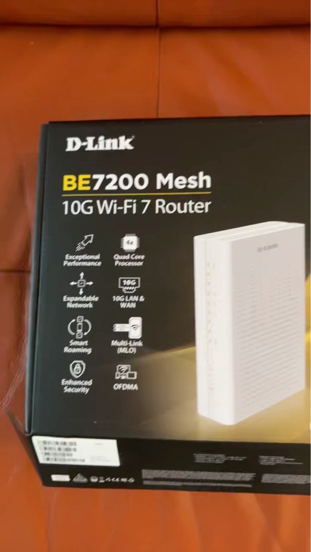 D-Link BE7200 Mesh 10G Wi-Fi 7 Router, Computers & Tech, Parts & Accessories, Networking on ...