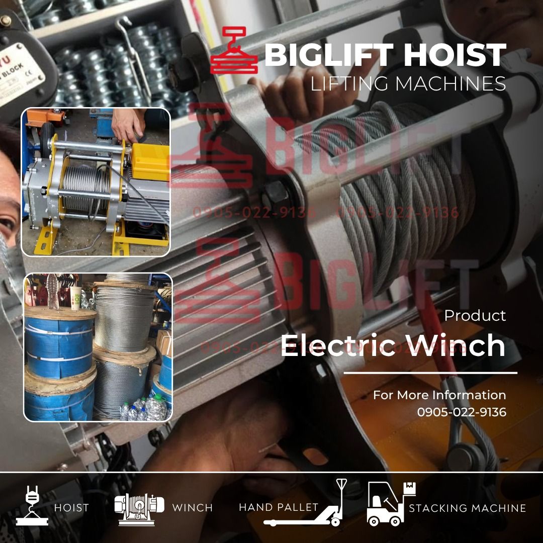 Electric Winch 10 Tons | Chain Block | Toyu Lever Block | Lever Block ...