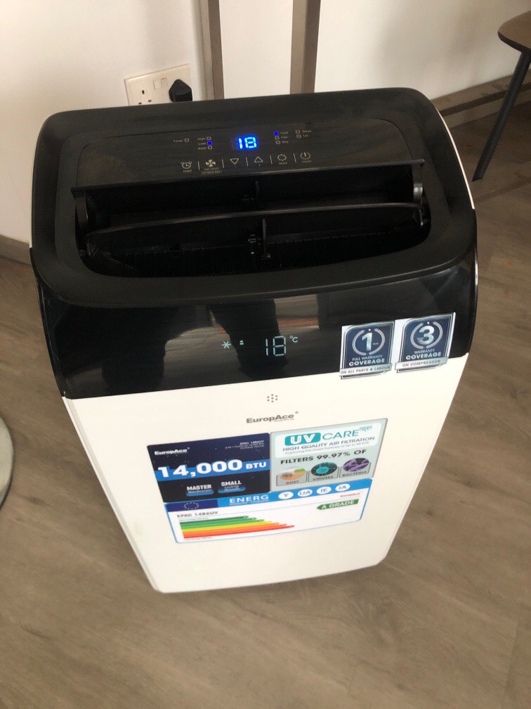 Europace Portable AC 14000BTU super powerful cooling, TV & Home ...