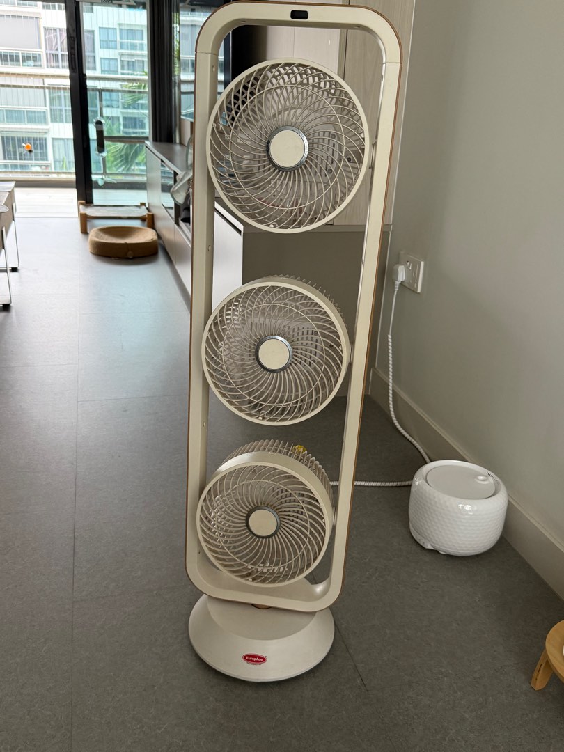 EuropAce trio Turbo Standing fan EQQ7931, TV & Home Appliances, Other ...