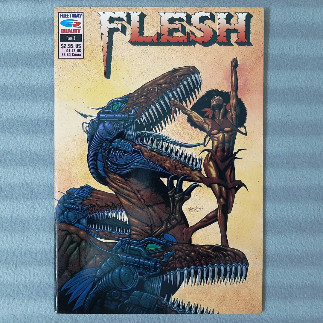 Flesh #3 (Fleetway Comics IP) Carl Critchlow, Pat Mills, Hobbies & Toys ...