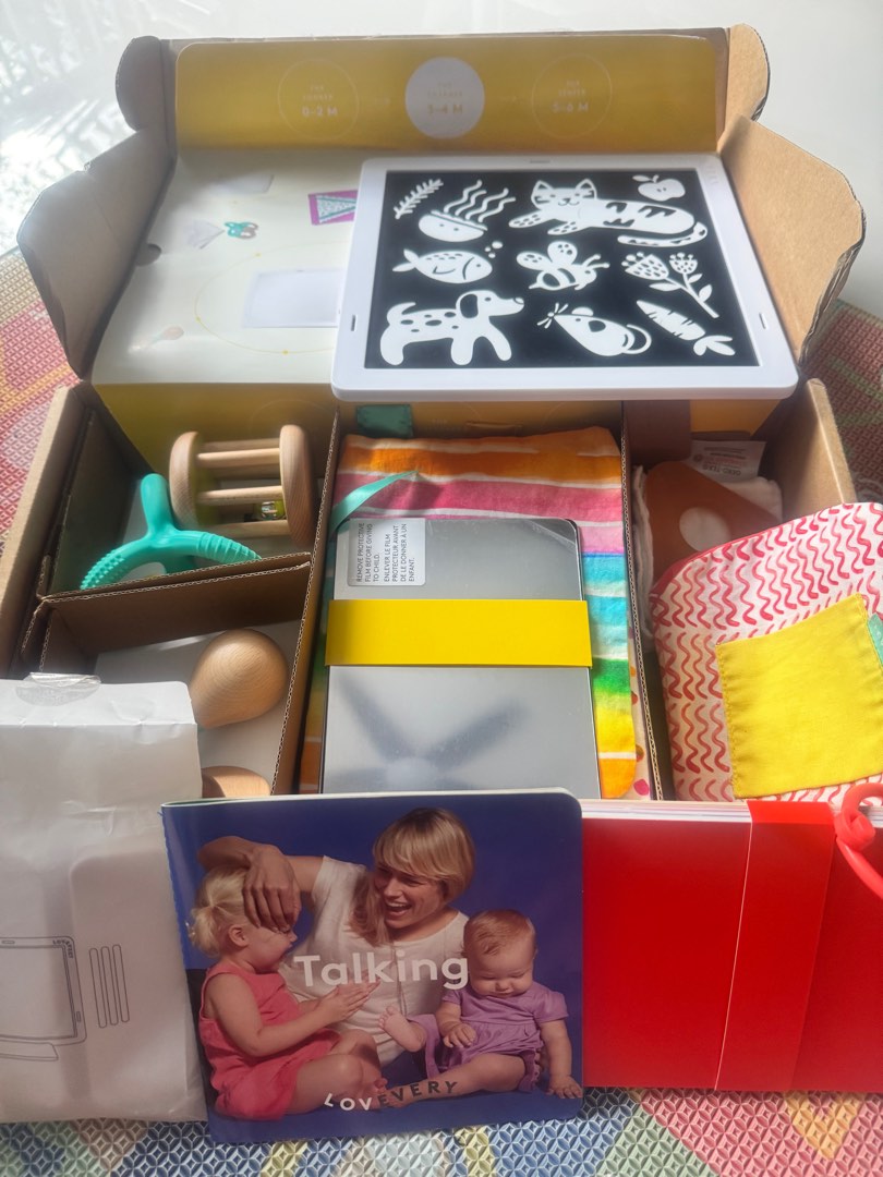 Full Set Lovevery Play Kit The Charmer 3 to 4 months old, Babies & Kids ...