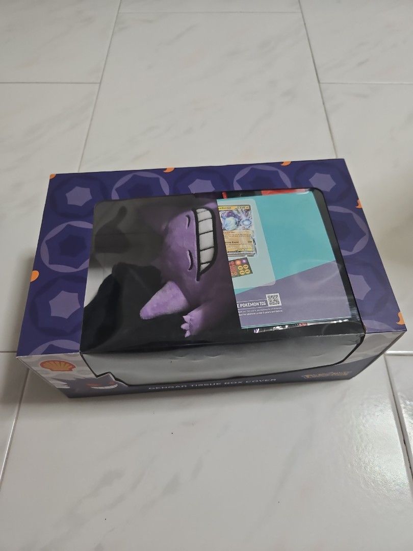 Shell Gengar Tissue Box Cover, Everything Else on Carousell