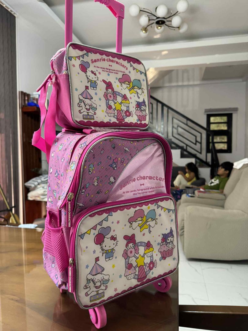 Hello Kitty Trolley bag, Babies & Kids, Going Out, Other Babies Going ...
