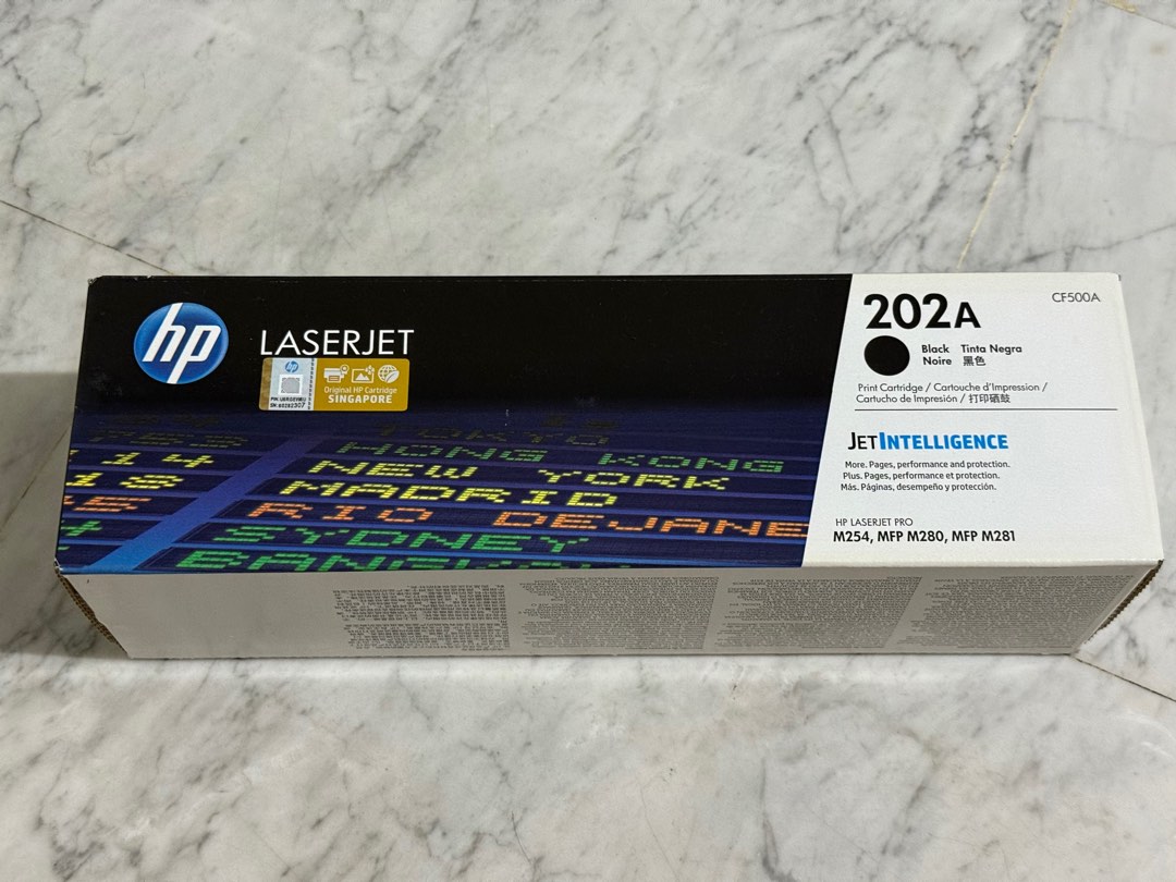 HP LaserJet Pro Black Ink Cartridge 202A, Computers & Tech, Printers ...