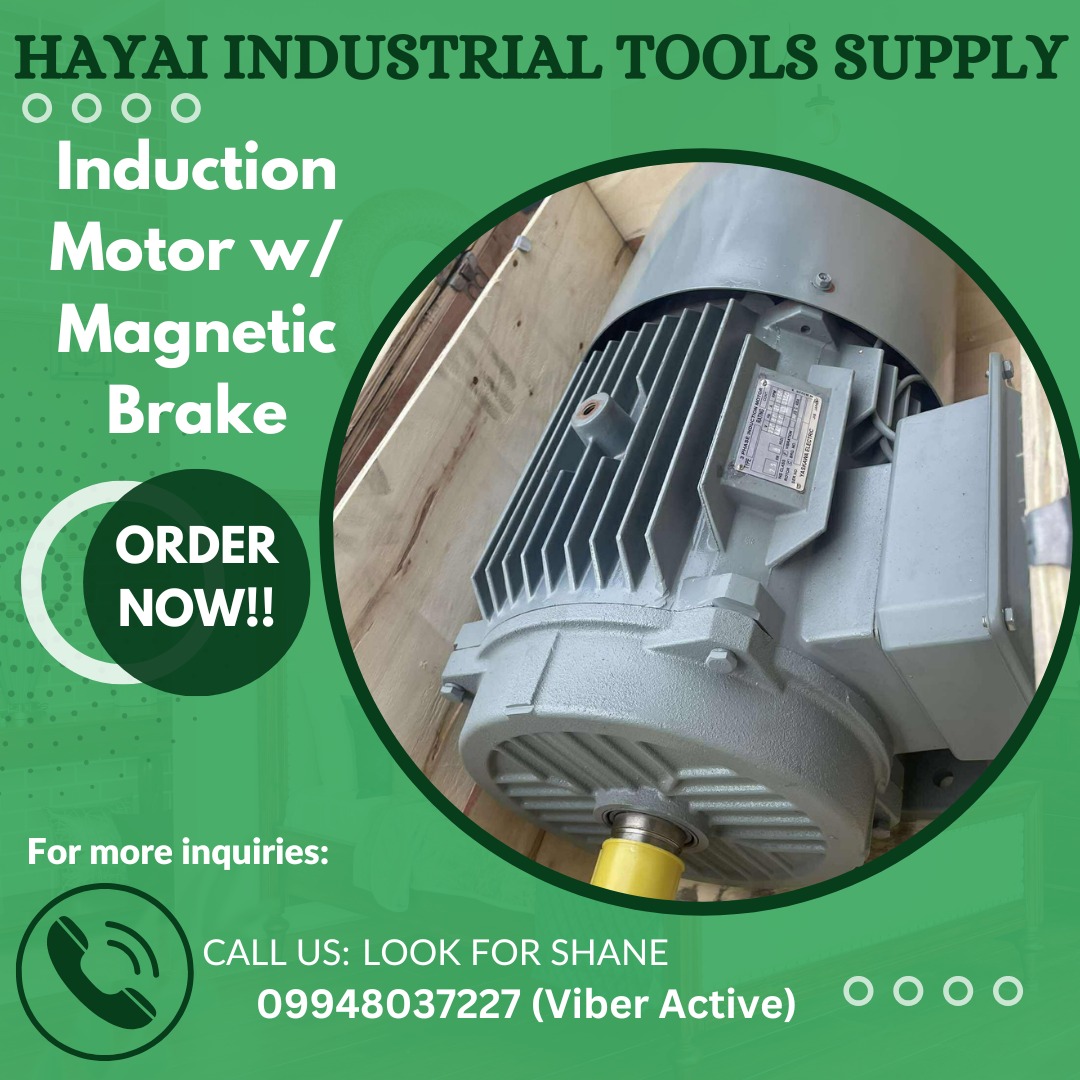 Induction Motor w/ Magnetic Brake, Commercial & Industrial ...