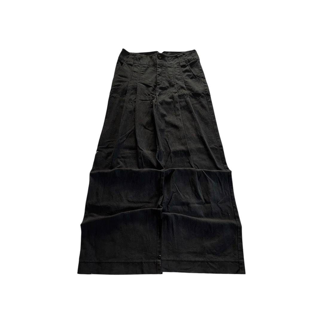 JET BLACK BAGGY WIDELEG PANTS, Men's Fashion, Bottoms, Jeans on Carousell