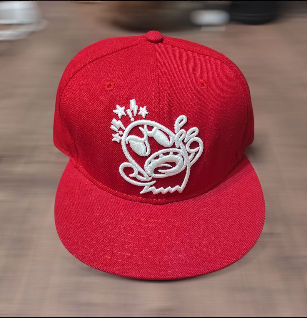 Kidrobot New Era Red Angry Robot, Men's Fashion, Watches & Accessories ...