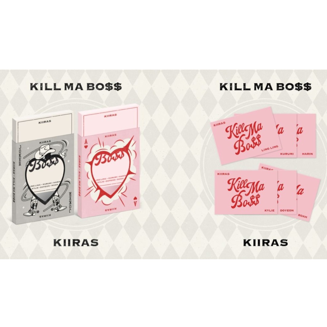 KIIRAS - 1st Mini Album 'KILL MA BO$$' | Lingling Kurumi Harin Kylie Doyeon Roah, Hobbies & Toys ...