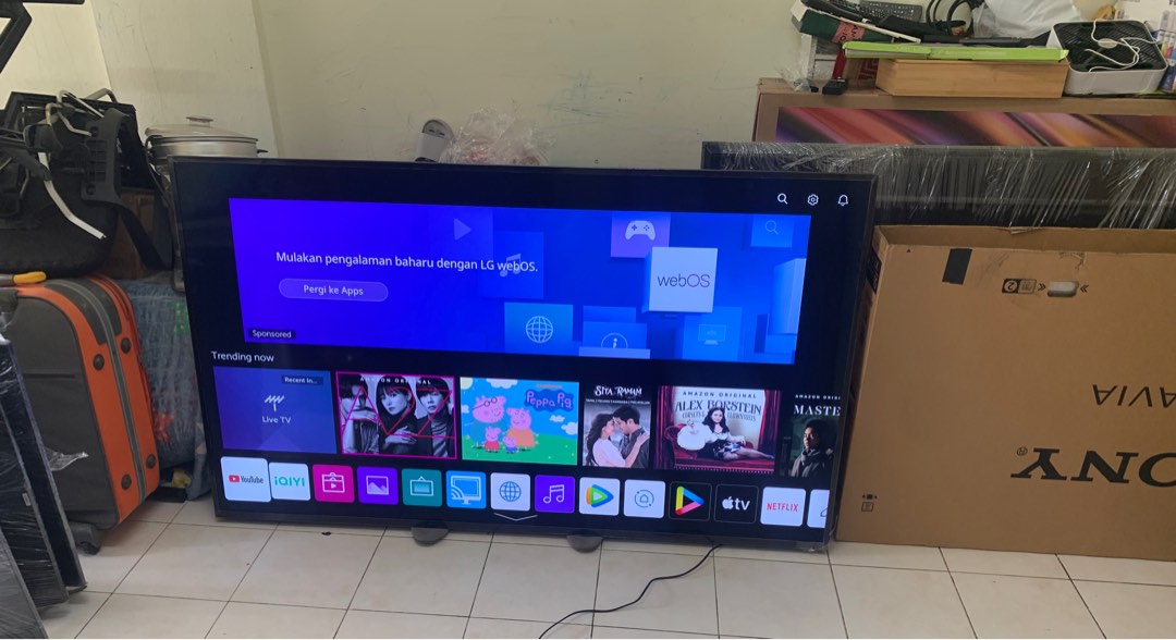 webOS LG 75 QNED Inches ( 2024 Model manufactured ) " Super UHD 4K TV w ...