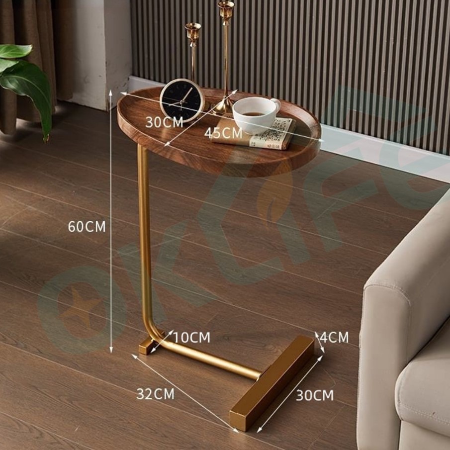 Living Room Side Table | Tea Table Oval Design | Bedside Table Compact ...
