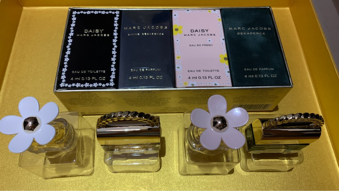 Marc Jacobs Women Fragrances Mini Set. 4ml x 4pc. Authentic., Beauty ...