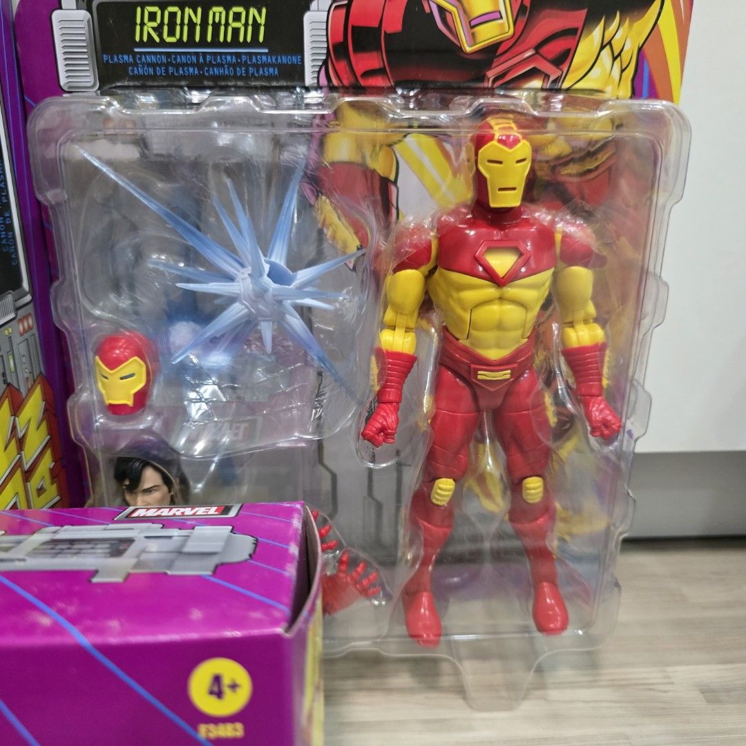 Marvel Legends Modular Iron Man Animated Series Proton Cannon, Hobbies ...