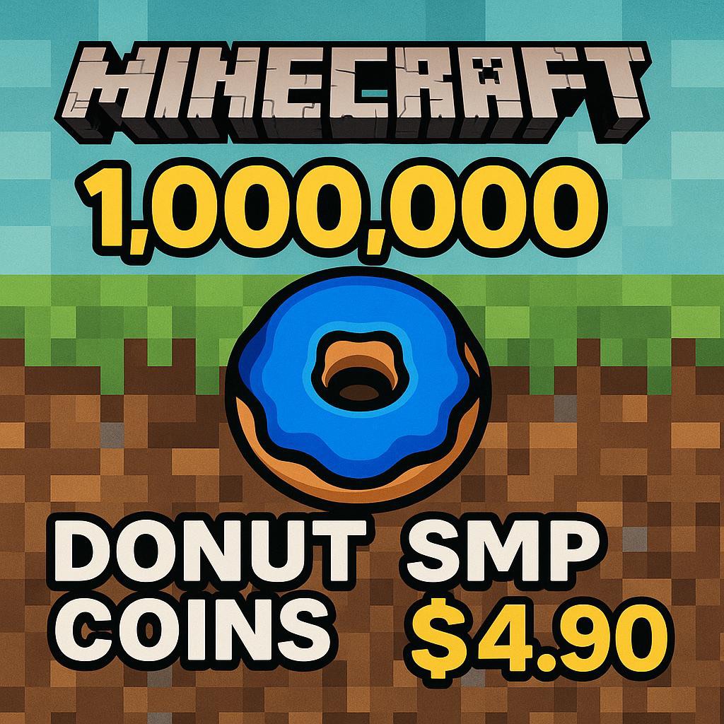 Minecraft Donut SMP Money/coins/currency, Video Gaming, Video Games, Others on Carousell