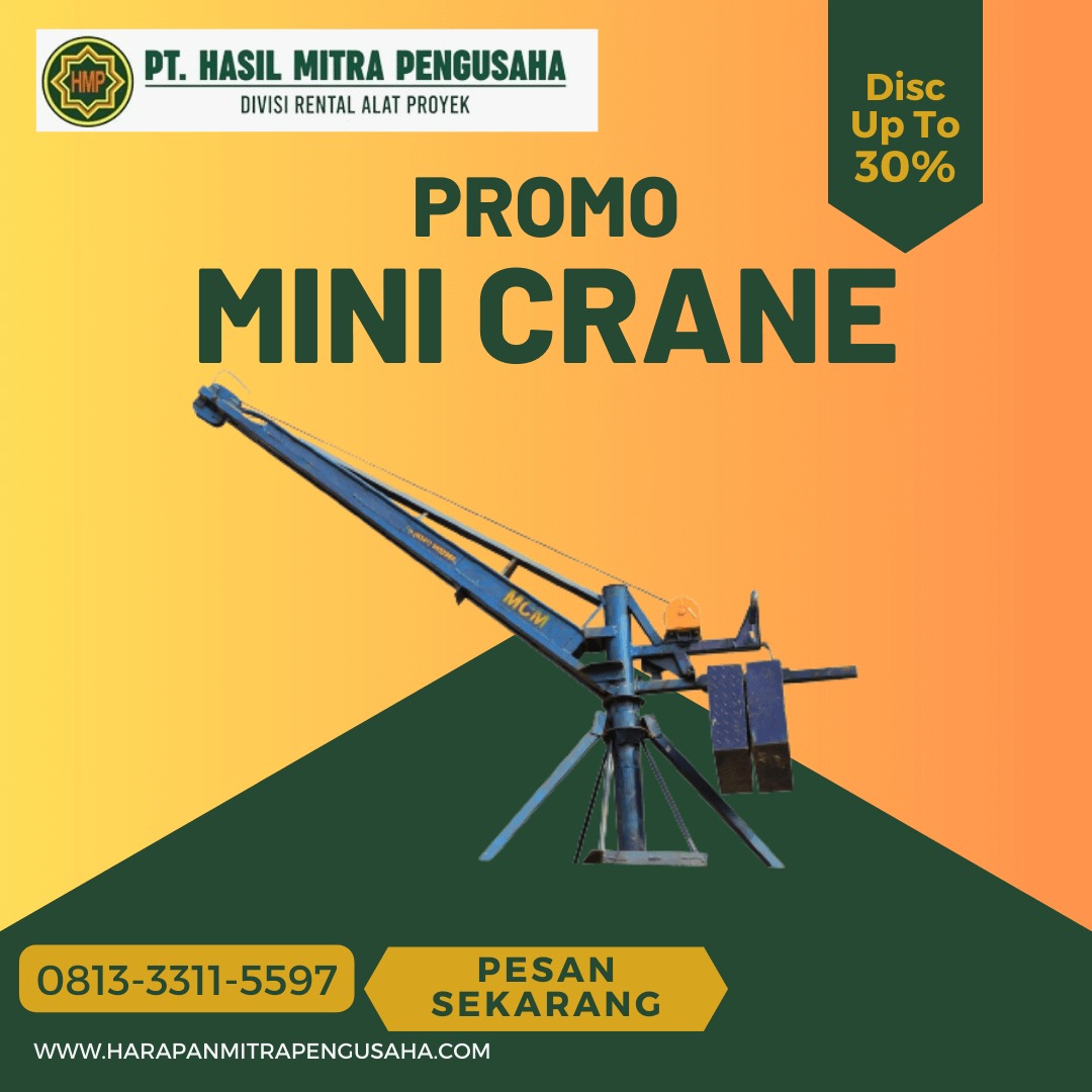 Mini Crane Nias Barat Provinsi Sumatera Utara | Sewa Mini Crane Terbaik ...