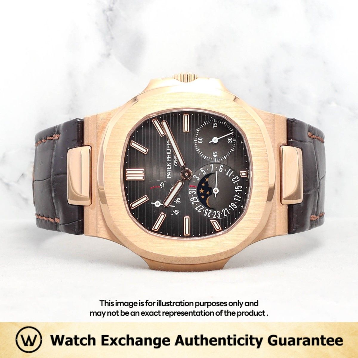 Mint Jul 2018 Patek Philippe Nautilus Strap 5712R-001 5712R PP Black ...