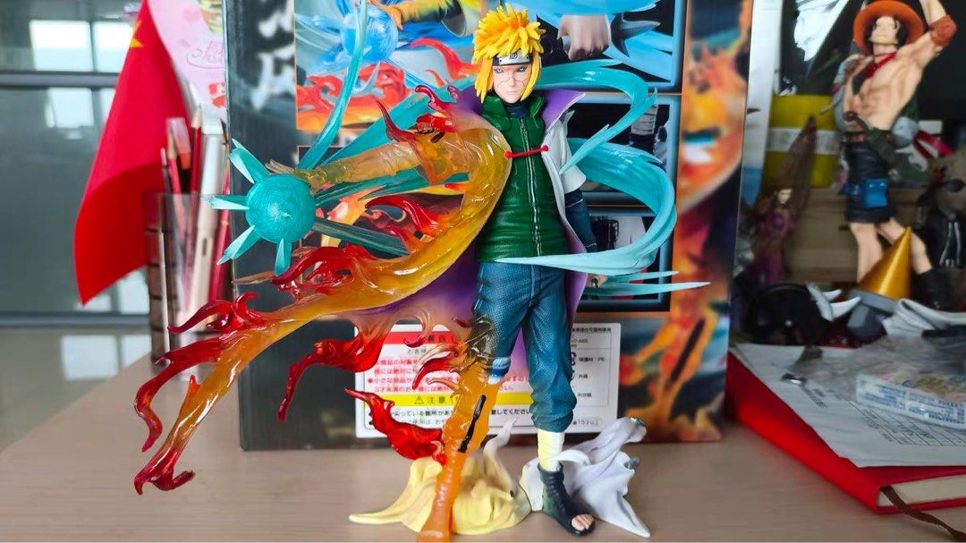 Naruto Evil Minato GK Figure (26cm) – Reanimation Rasengan with LED ...