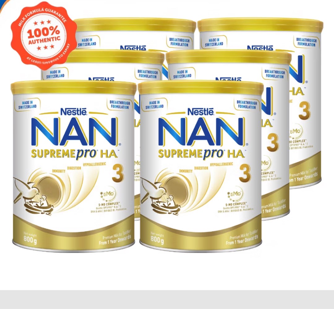 Nestle Nan ha 3 ( 6 cans ), Babies & Kids, Nursing & Feeding, Weaning ...
