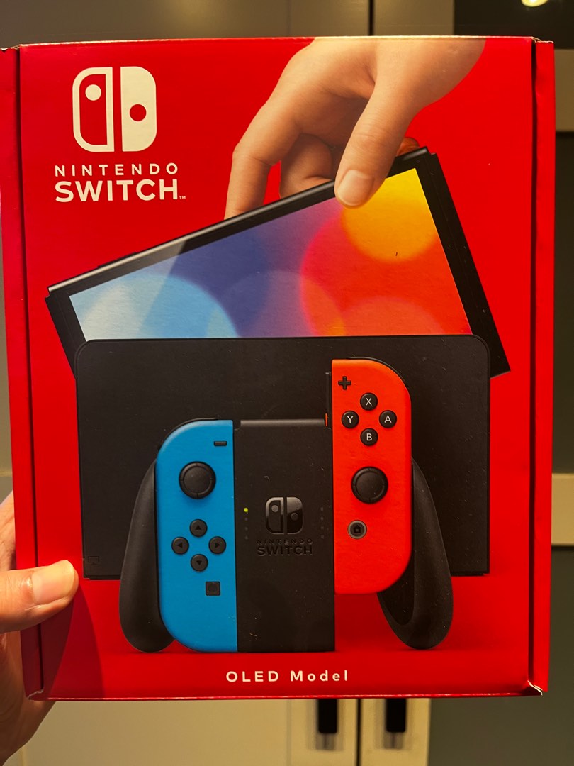 Nitendo Switch Oled with Full set sport kit, Video Gaming, Video Game ...