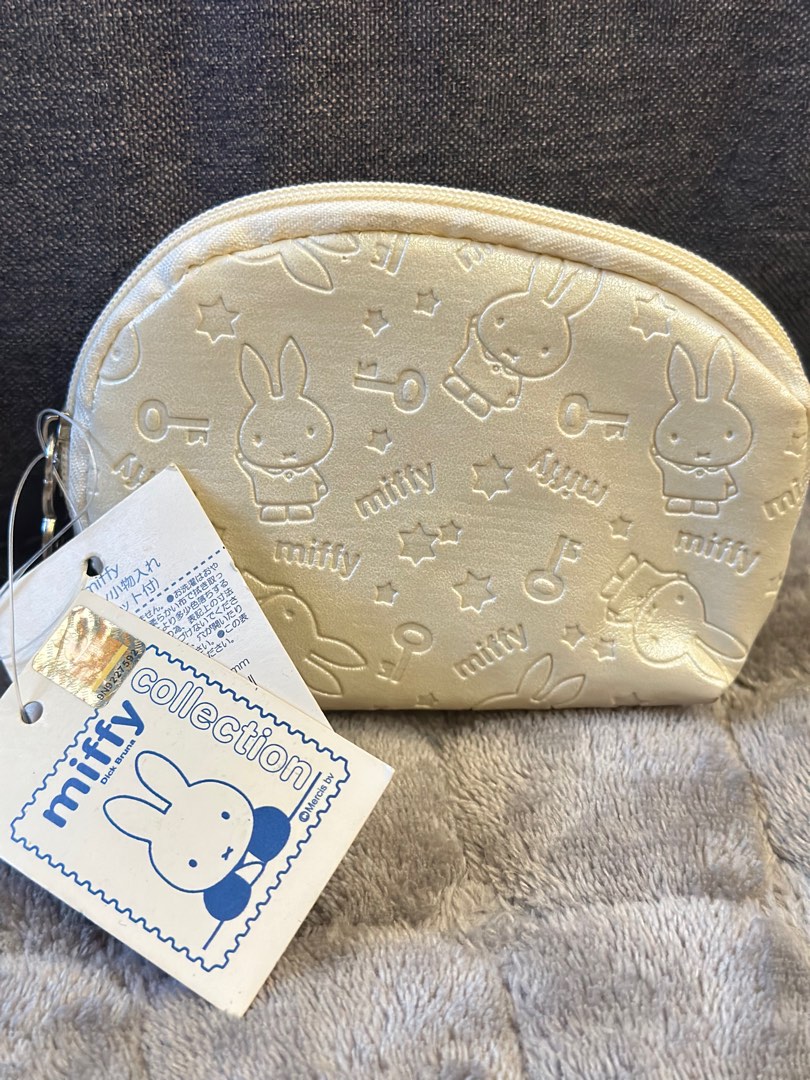 Original Miffy Coin purse Pearl White, Luxury, Bags & Wallets on Carousell