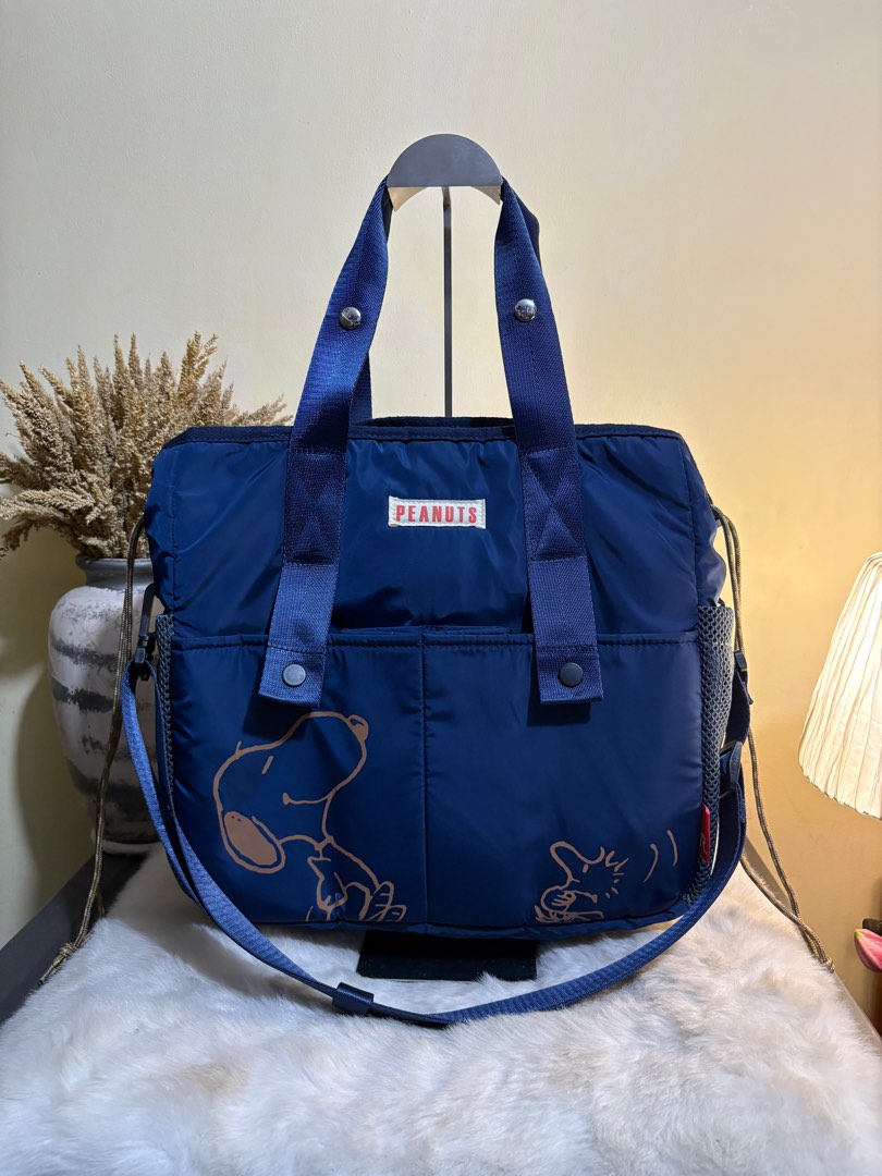 Original Rootote X Snoopy Peanuts Mothers Bag Tote Bag, Women's Fashion, Bags & Wallets, Tote ...