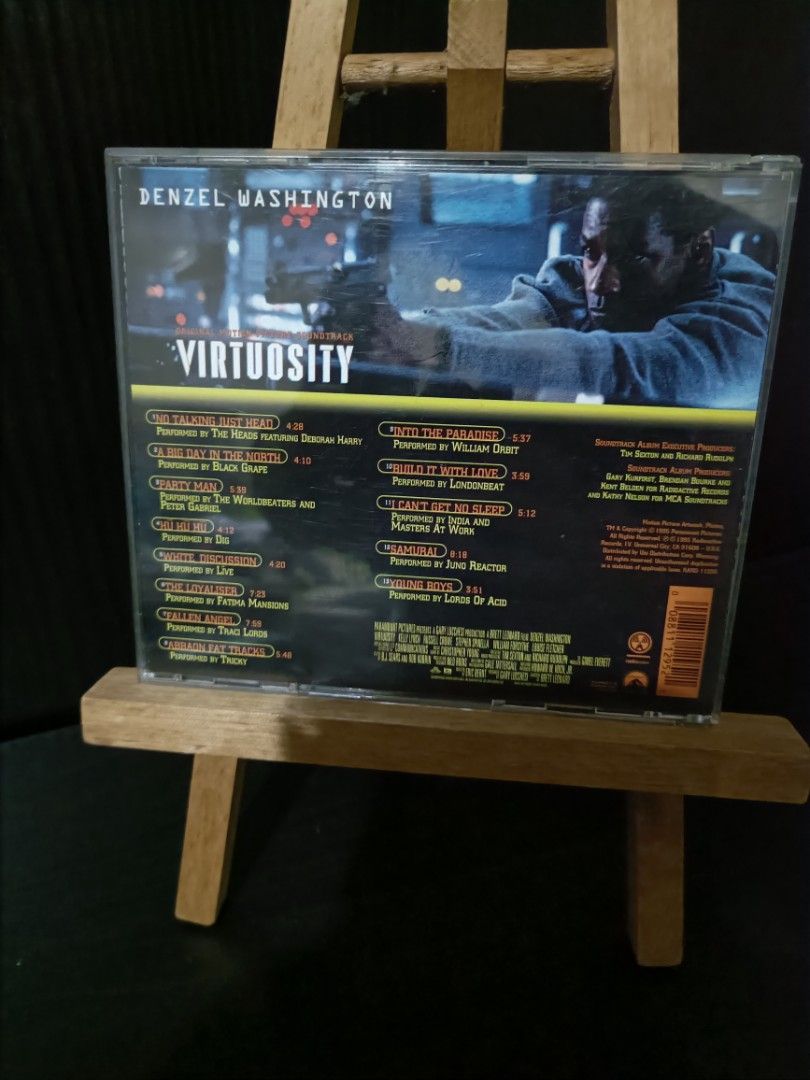 Original Soundtrack CD - Virtuosity (Original Motion Picture Soundtrack ...