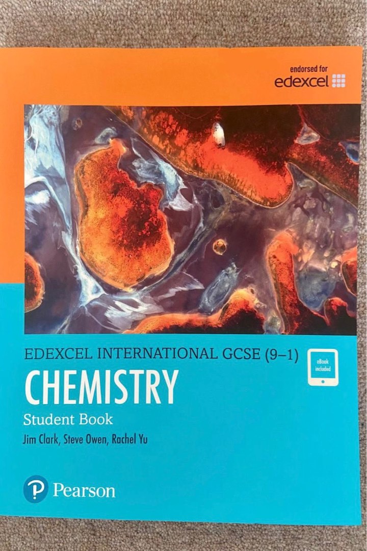 Pearson Edexcel IGCSE (9-1) Chemistry Student Book, 興趣及遊戲, 書本 & 文具, 教科書 - Carousell