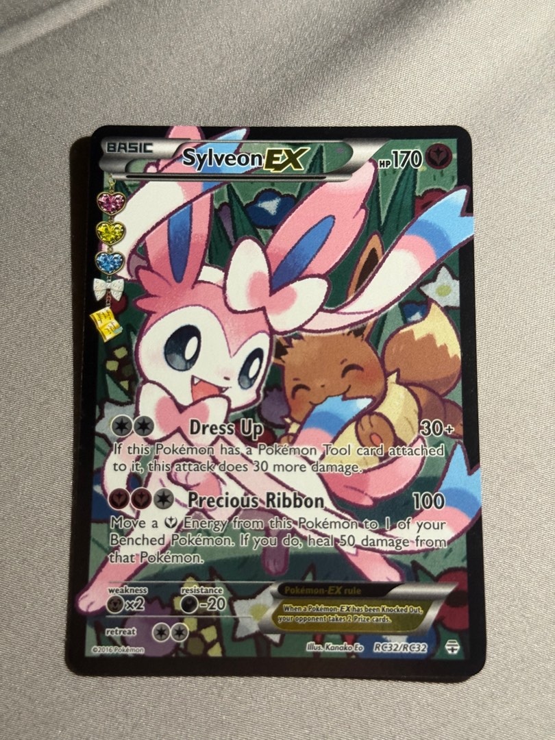 Pokemon Card - Sylveon EX RC32/RC32 Generations Full Art Radiant ...