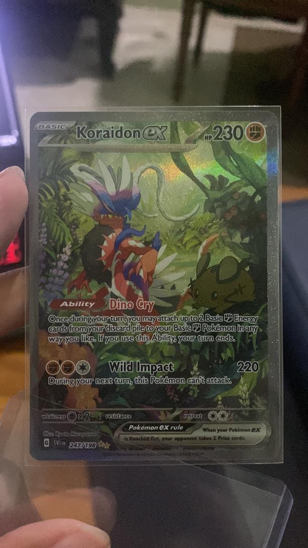 *POKEMON SINGLE CARD* Koraidon SIR, Hobbies & Toys, Collectibles ...