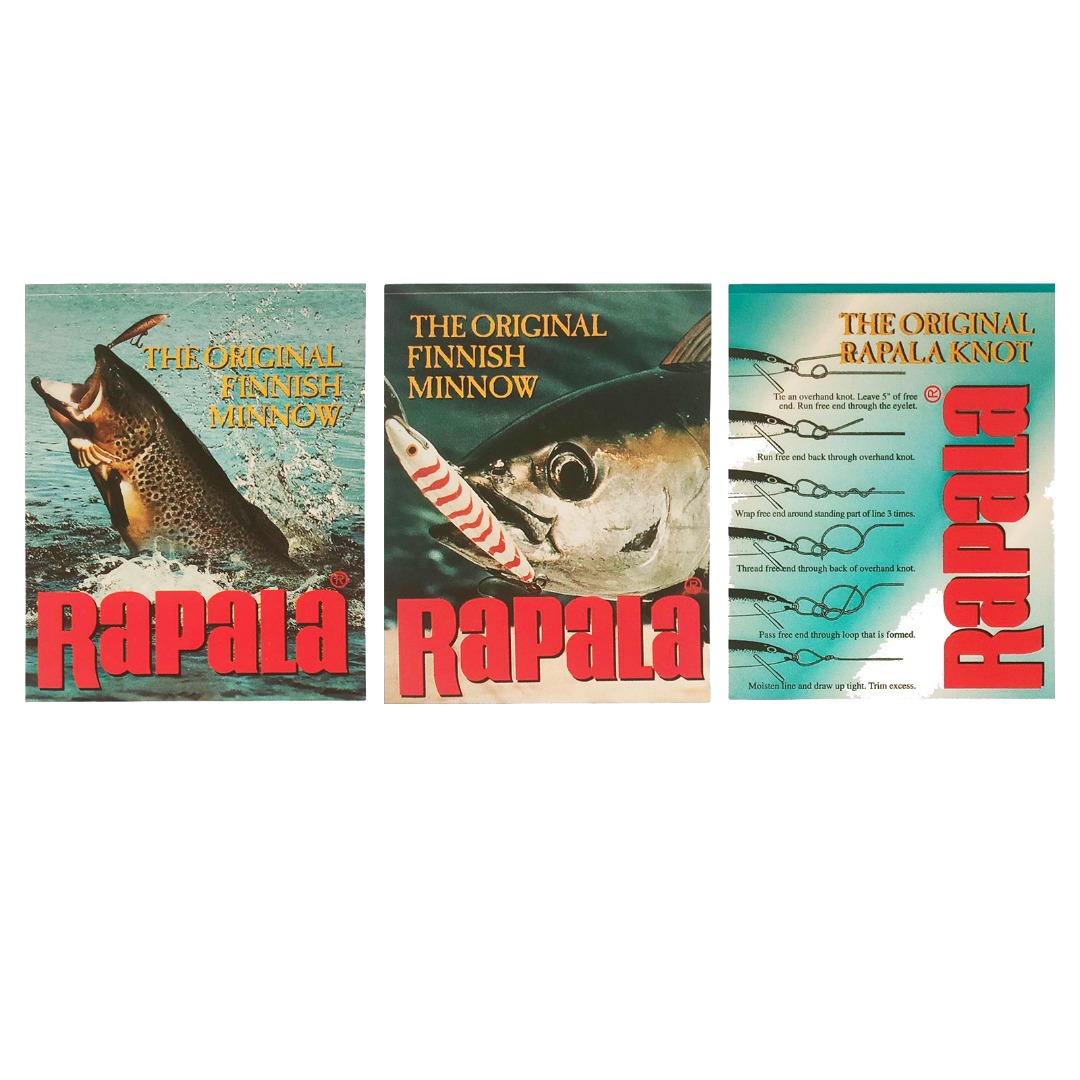 RARE Authentic Rapala Fishing Stickers & Labels – Collectible Stickers ...