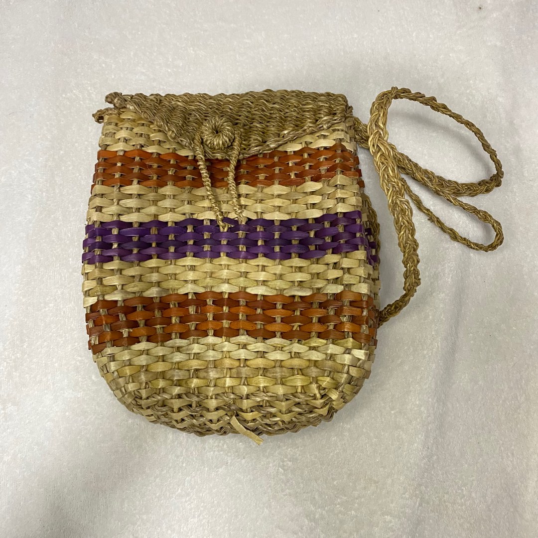 Rattan Straw Bag Backpack from Vigan, Women's Fashion, Bags & Wallets ...