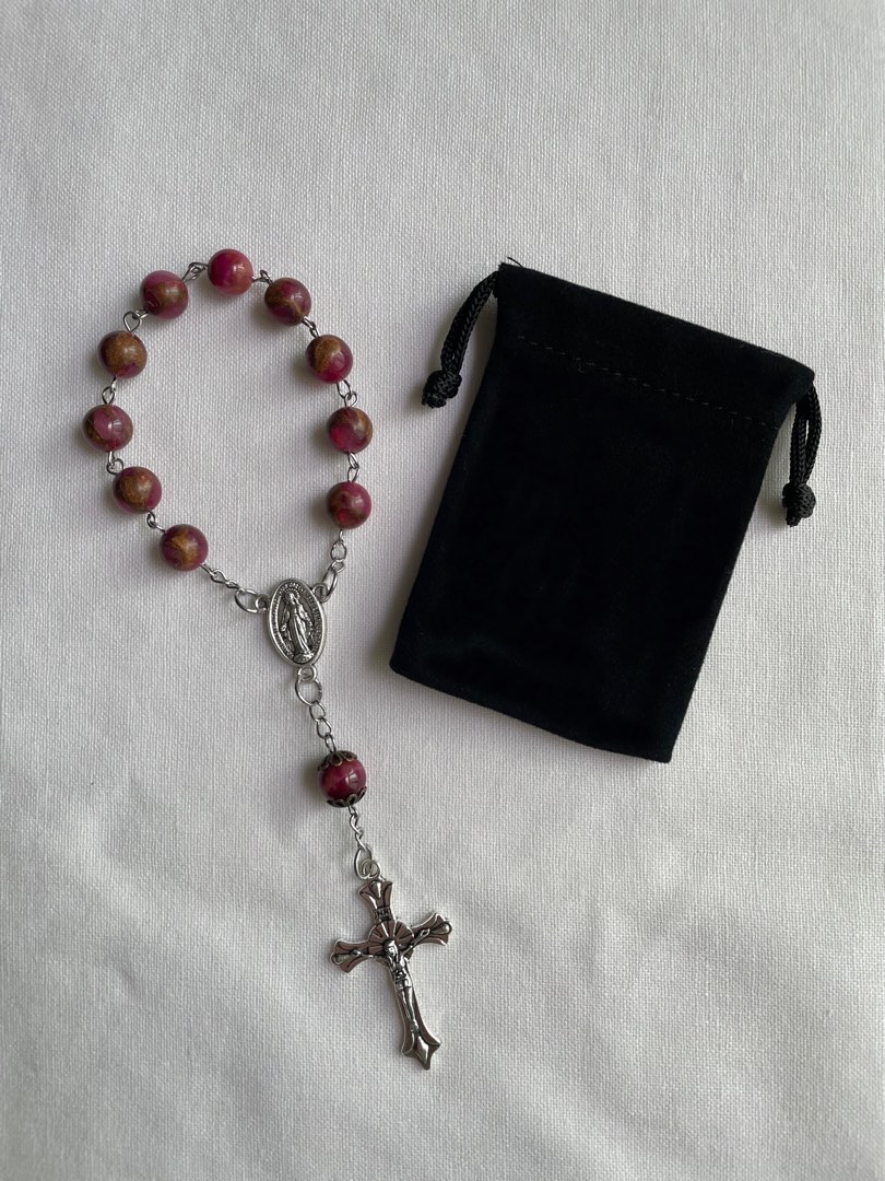 Rosewood One Decade Catholic Rosary, Hobbies & Toys, Memorabilia ...
