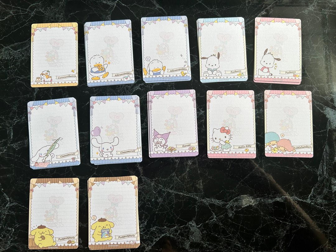Sanrio Kabao/ Kayou Cards, Hobbies & Toys, Memorabilia & Collectibles ...