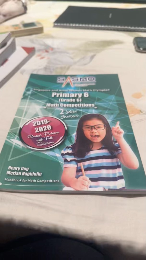 SASMO Primary 6 Math Competition Handbook, Hobbies & Toys, Books ...