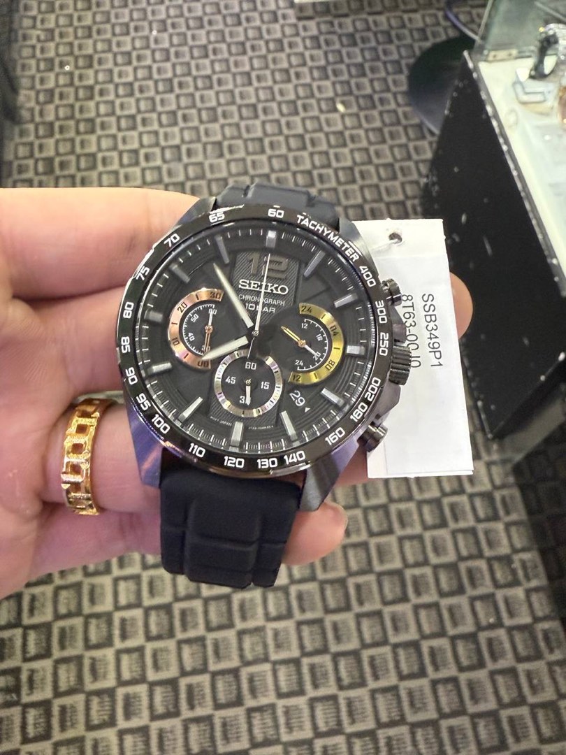 SEIKO CHRONOGRAPH SSB349P1, Men's Fashion, Watches & Accessories ...