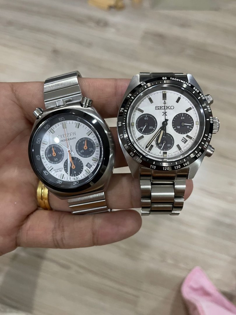 Seiko panda and citizen panda, Men's Fashion, Watches & Accessories ...