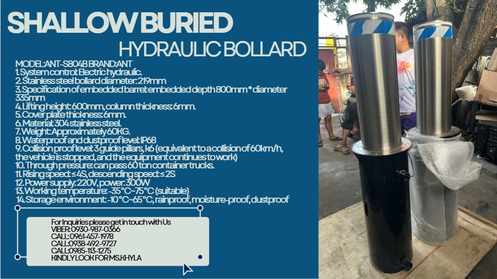 SHALLOW BURIED HYDRAULIC BOLLARD, Everything Else, Looking For on Carousell