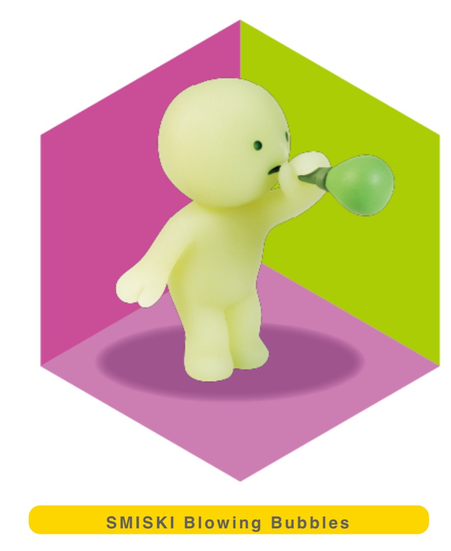 Smiski Sunday Series Blowing Bubbles, Hobbies & Toys, Toys & Games on ...