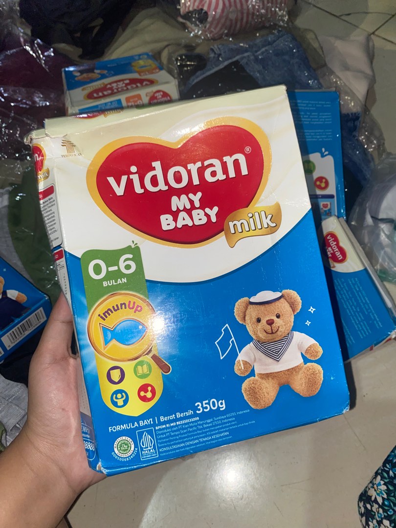 Susu Bayi Vidoran My Baby Milk 0-6 Bulan 350 gram Susu Formula, Bayi ...