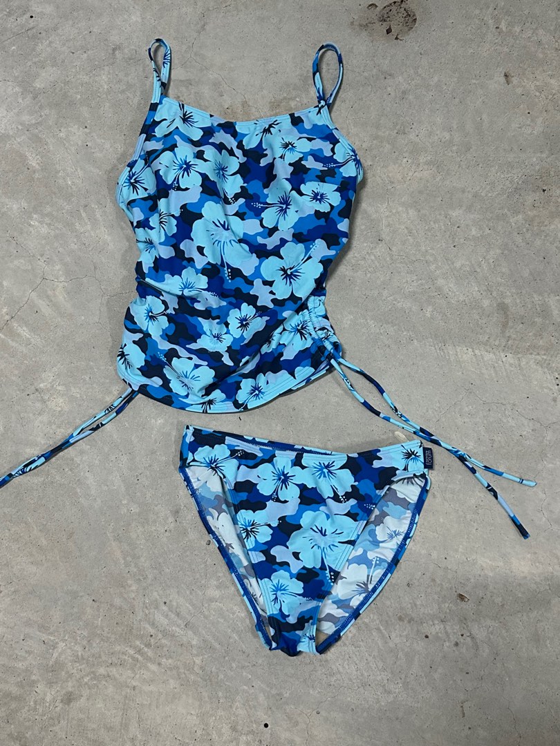 tankini Y2k summer piko roxy sets, Women's Fashion, Swimwear, Bikinis & Swimsuits on Carousell