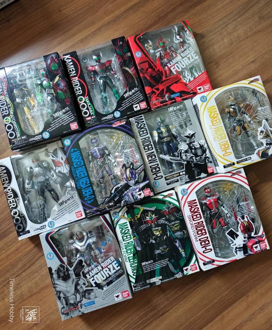 TIMELeSS HOBBY SHF bandai namco Kamen Rider OOO Tajadol Sagohzo Combo ...