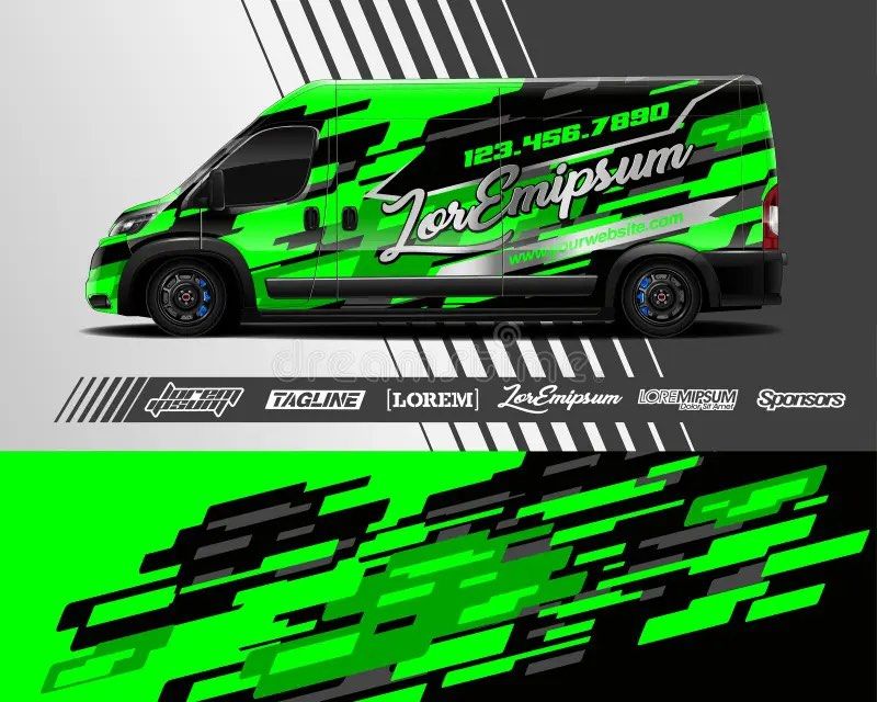 Van & Lorry Sticker Decal, Signage, Vehicle Wrap & Logo Designing, Car ...