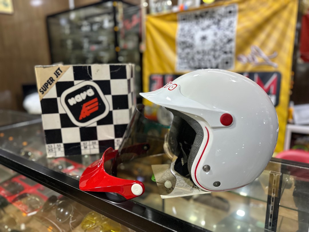 Vtg Nava Superjet White XXL Helmet Ori Italy, Hobbies & Toys ...