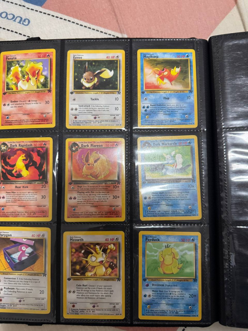 WTS Pokemon/Pokémon TCG Cards 1st edition team rocket: Ponyta Eevee ...