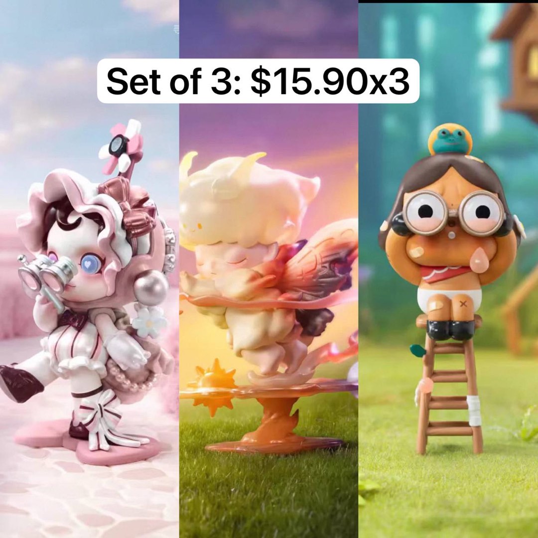 WTS Popmart Finding Mokoko Series Seen Her Skullpanda Follow The Light ...